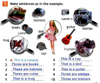 Make sentences as in the example 1.This is a camera - Универ soloBY